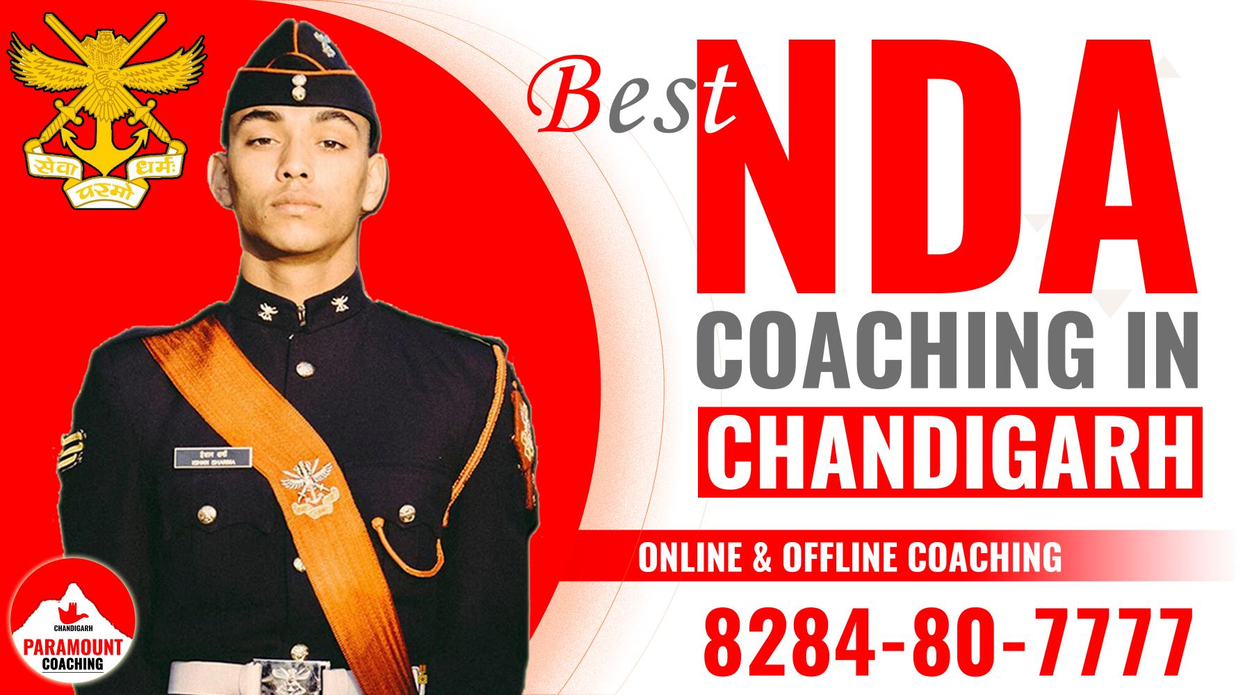 No.1 NDA Coaching in Chandigarh | Call Us: +91-828490-7777