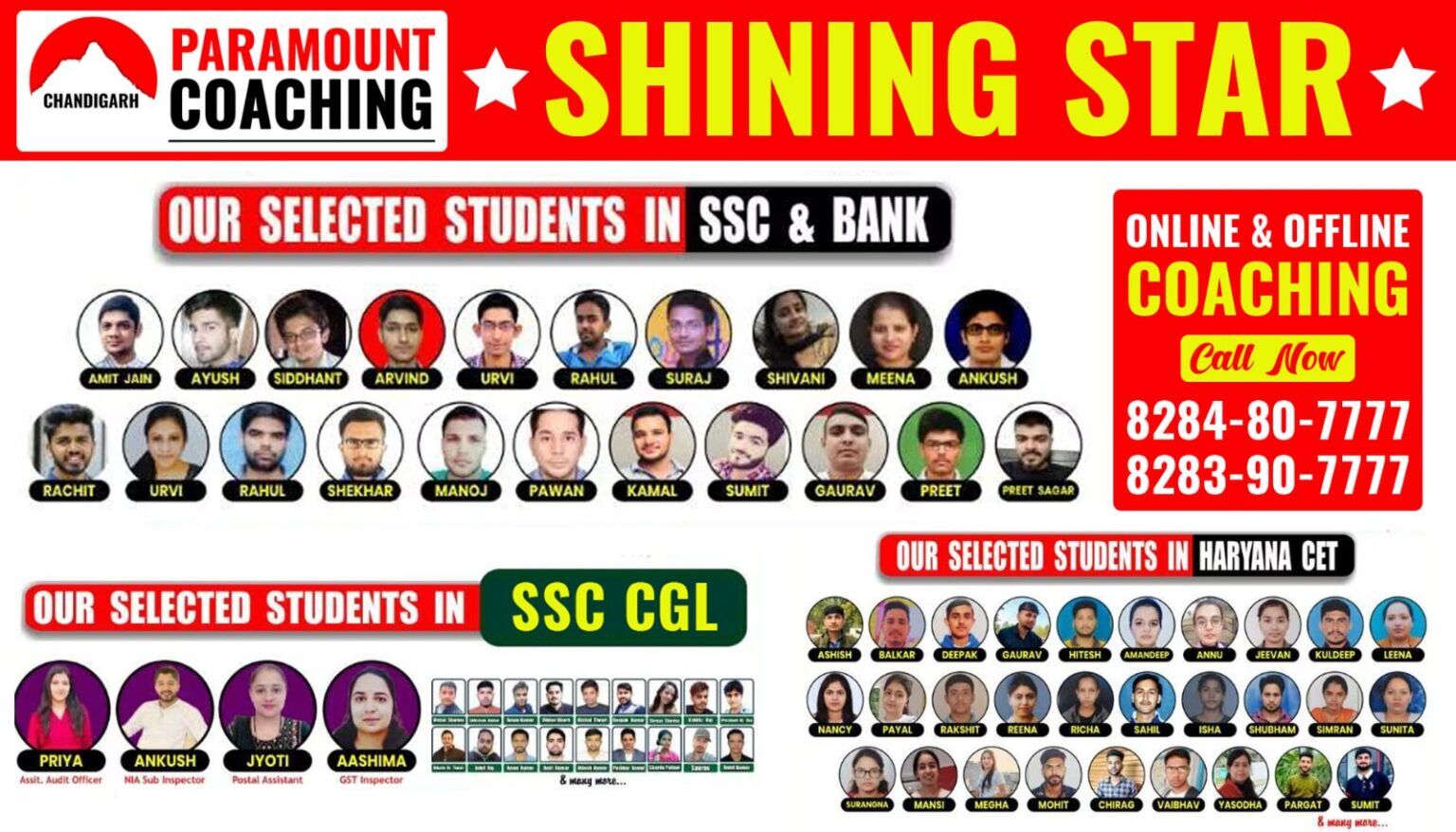 Welcome to Paramount Coaching Chandigarh -Bank, SSC, Defence
